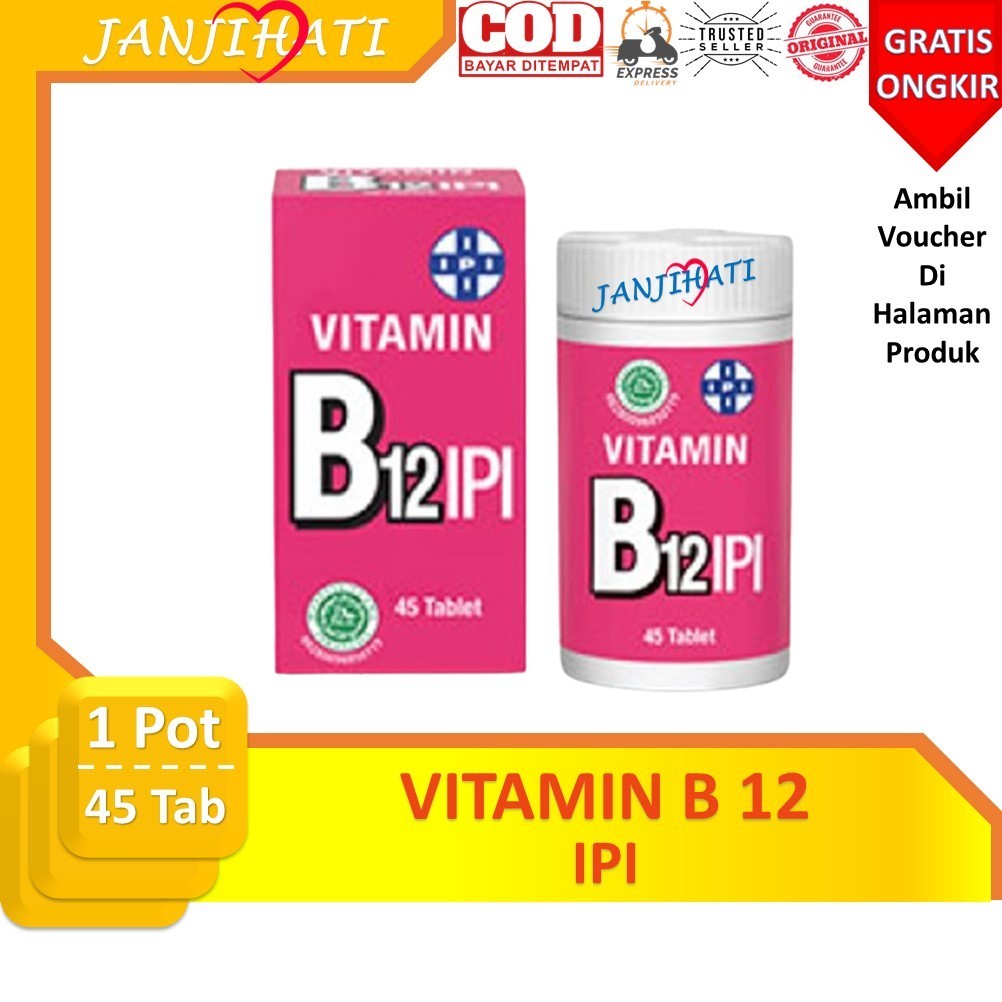Jual Vitamin B12 IPI 1 Box isi 45 tablet | Shopee Indonesia