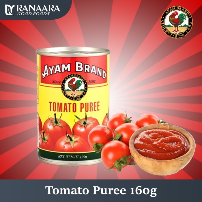 Jual AYAM BRAND TOMATO PUREE 160G | Shopee Indonesia