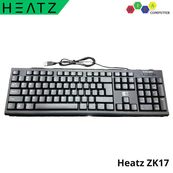 Jual Keyboard Komputer USB Heatz ZK17 Kabel Numeric Wired Keyboard ...