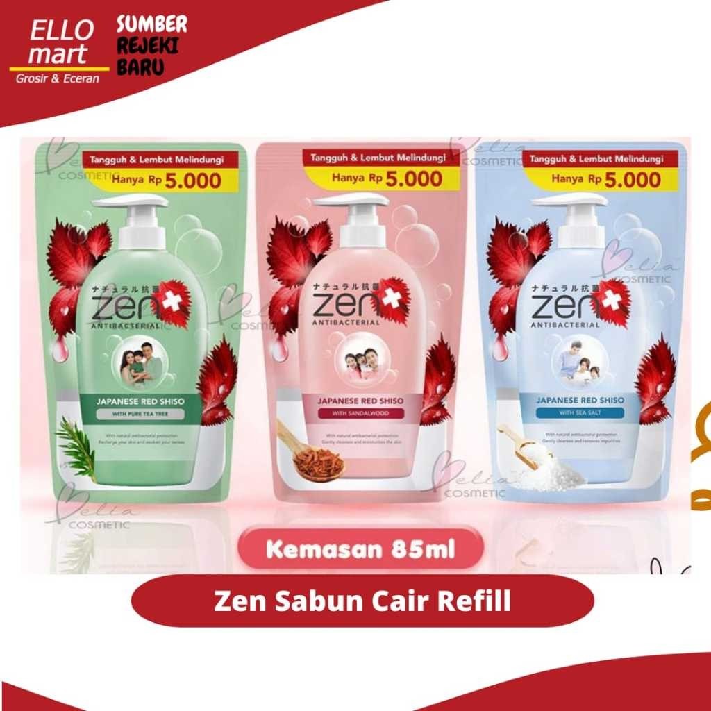Jual Sabun Zen Cair Refill Kemasan 85ml Zen Japanese Red Shiso Zen ...