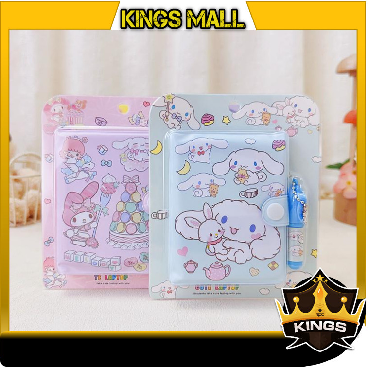 Jual KINGS - S6146 Mini Klip Note Book and Pen / Buku Diary Kancing ...