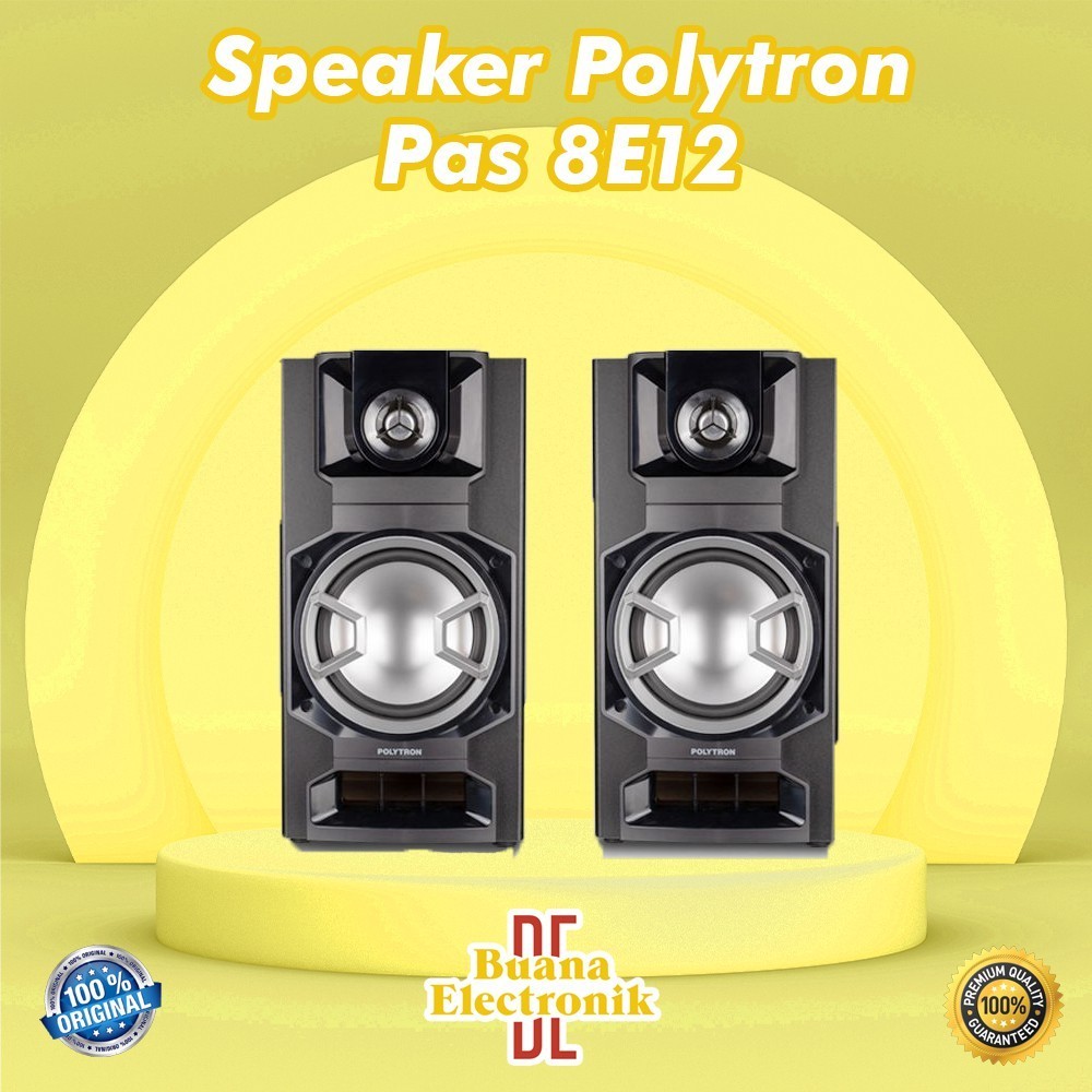 Jual Speaker Aktif Polytron Pas 8e12 8f12 Original Shopee Indonesia