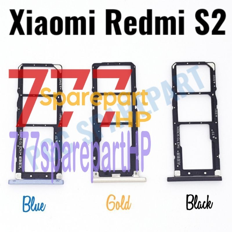 Jual Original Simtray Xiaomi Redmi S2 Single SIM - Tempat Simcard ...