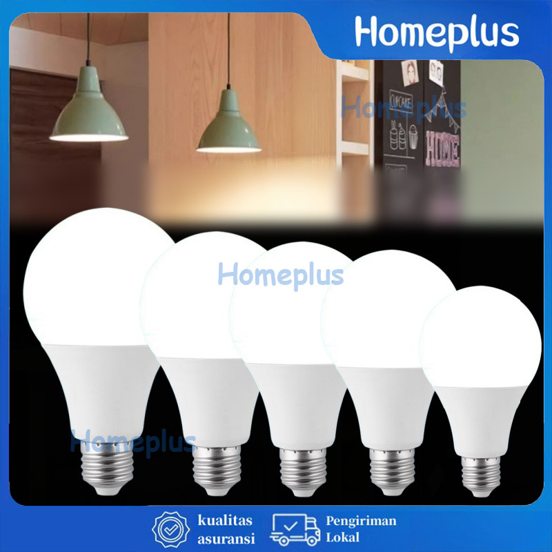 Jual HomePlus Lampu Bulb 5W 9W 12W 15W 18W Lampu Putih Lampu LED Bohlam ...