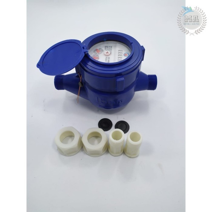 Jual METERAN AIR PAM PLASTIK PVC METERAN AIR NYLON PDAM SNI OLS ...
