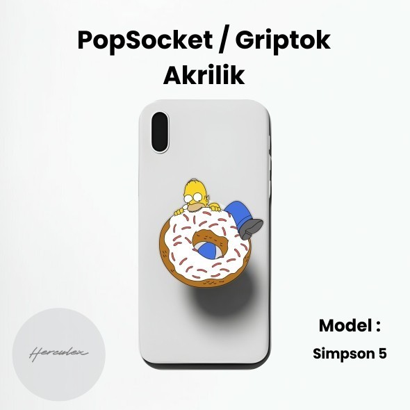 Jual Popsocket akrilik / pop socket akrilik the simpson | Shopee Indonesia