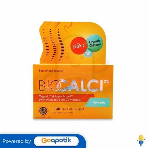 Jual Bio Calci-72 Botol 30 Tablet | Shopee Indonesia