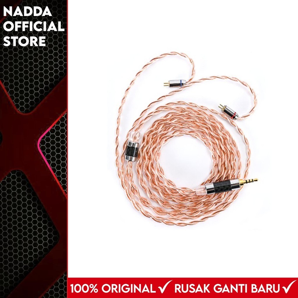 Jual XINHS Single Crystal Copper Earphone IEM Upgrade Cable Kabel IEM | Shopee Indonesia