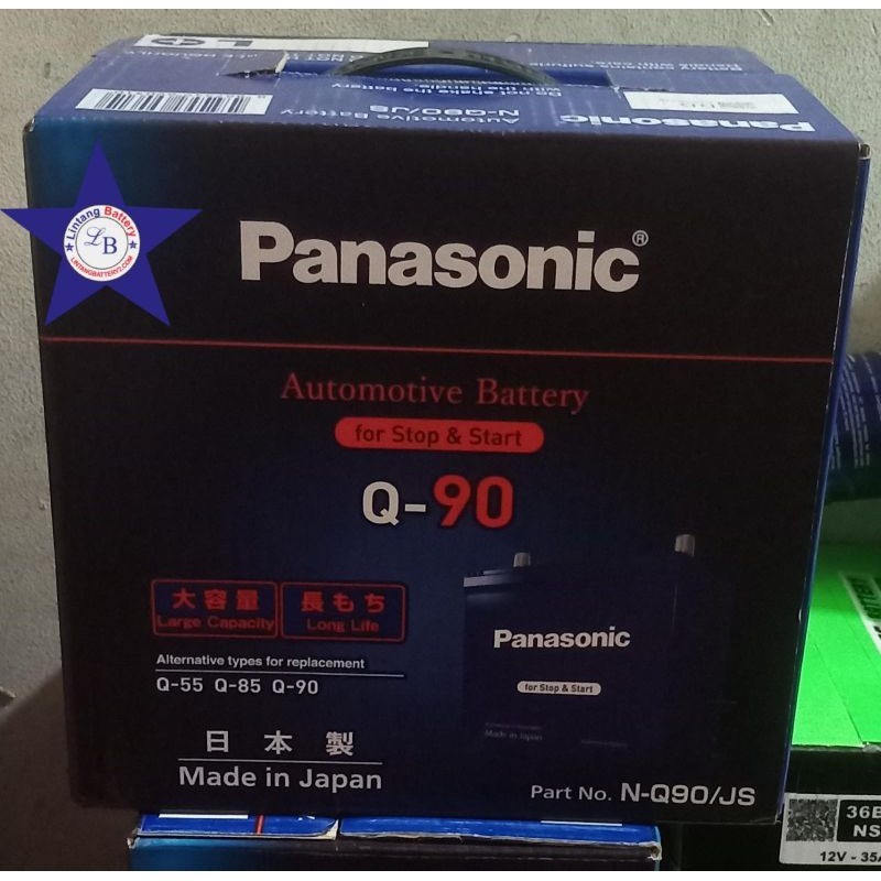 Jual AKI PANASONIC Q90 untuk mobil toyota Voxy | Mazda CX5 | Xpander ...