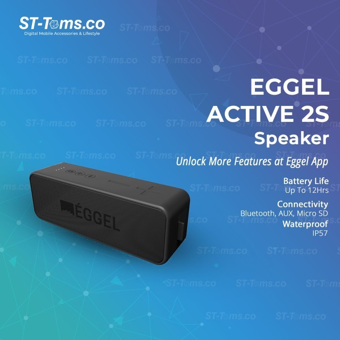 Jual Eggel Active 2S Waterproof Bluetooh Speaker Portable AUX Micro SD ...