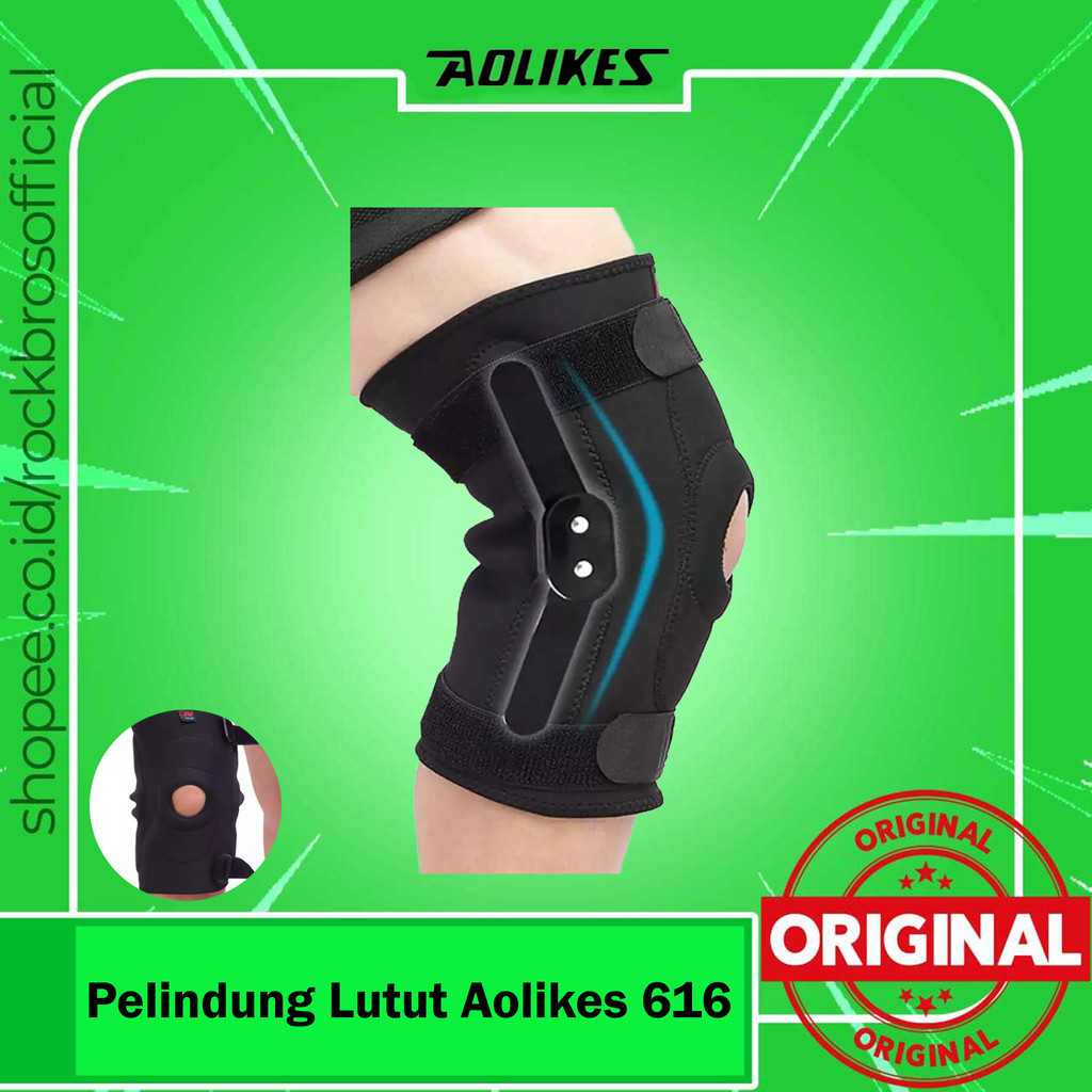 Jual Pelindung Lutut Aolikes 616 Deker Penyangga Pelindung Cidera Lutut ...