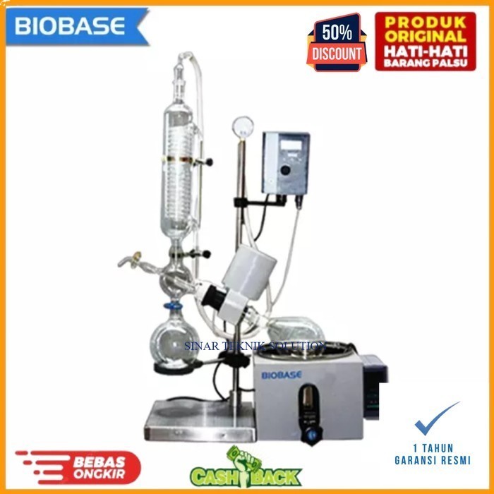 Jual Biobase RE-501 Rotary Evaporator Rotavap manual lift 5L capacity ...