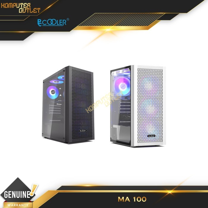 Jual PCCooler MA100 Mesh Casing Komputer | PC Cooler MA 100 Mesh ATX PC ...