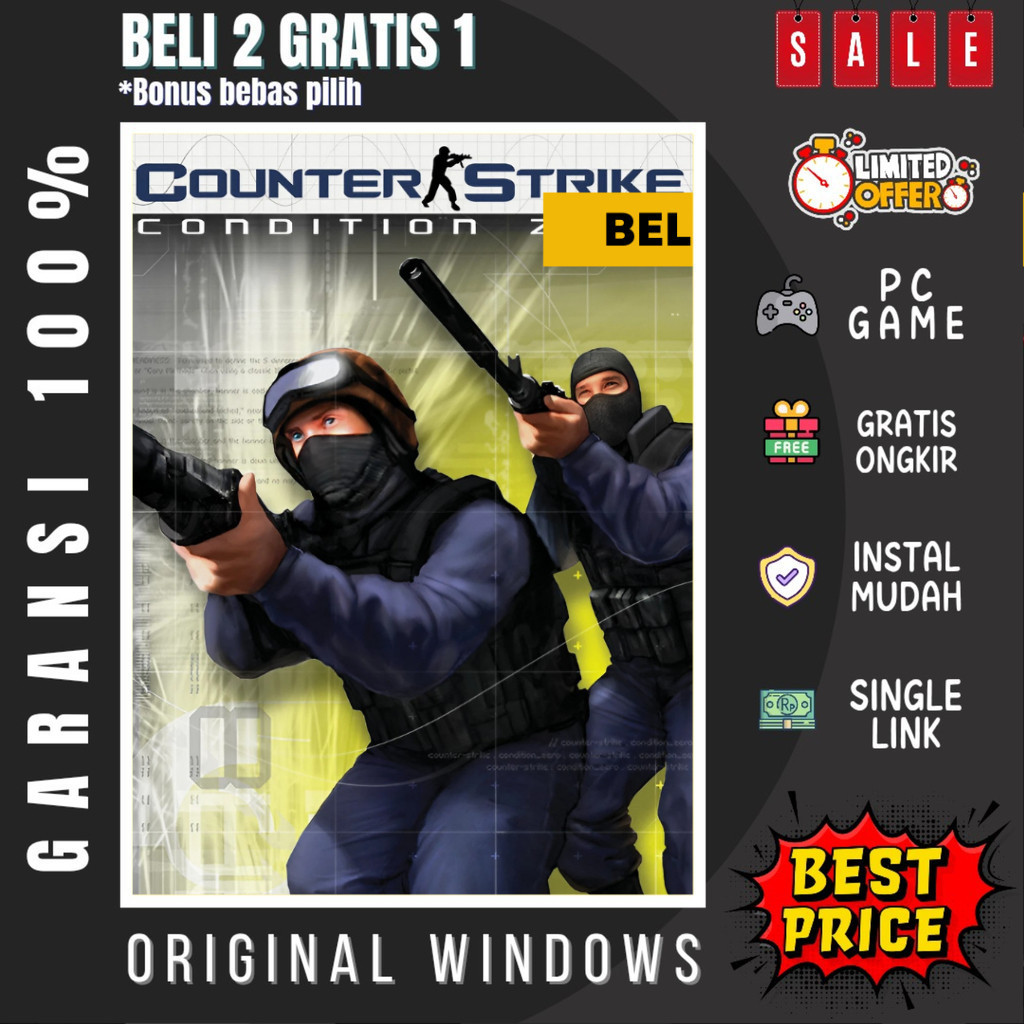 Jual CSGO CONDITION ZERO - GAME PC - GAME LAPTOP - PC GAMES - BELI 2 GRATIS 1 - ORIGINAL WINDOWS ...