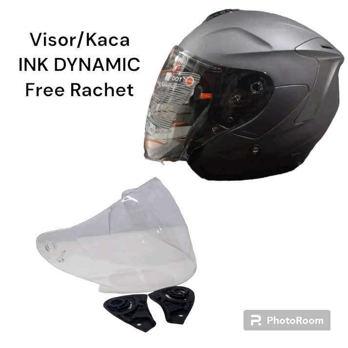 Jual Visor Kaca Helm INK DYNAMIC FREE ONGKIR Free Buble wrapp Visor ...