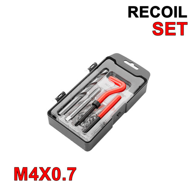 Jual Recoil Set M4X0.7 Thread Helicoil M4 Drat Baut Repair Kunci Verbos ...