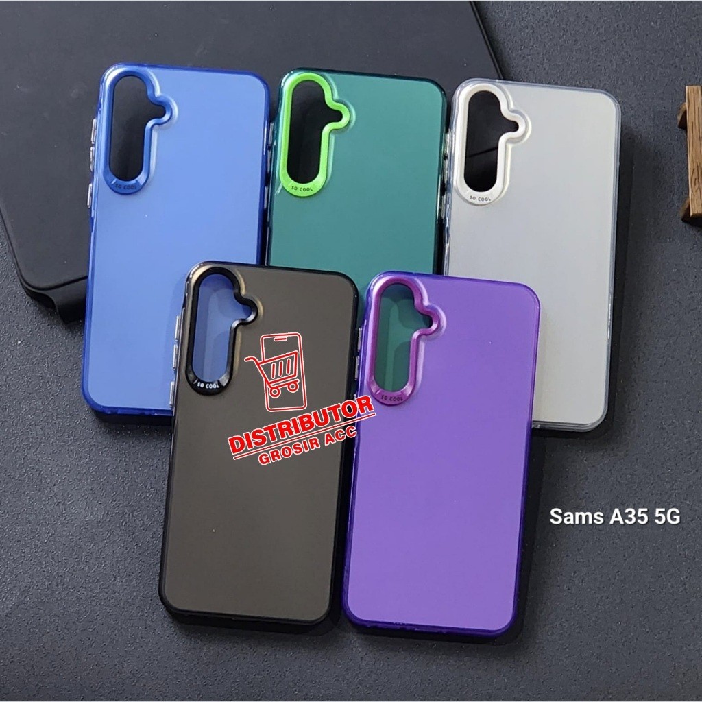 Jual Distributor ACC SAMSUNG A35 5G CASE IMD Softcase PLATE HOLOGRAM ...