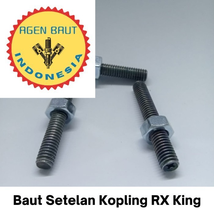Jual Baut dan Mur Setelan Stut Kopling RX King Yamaha | Shopee Indonesia