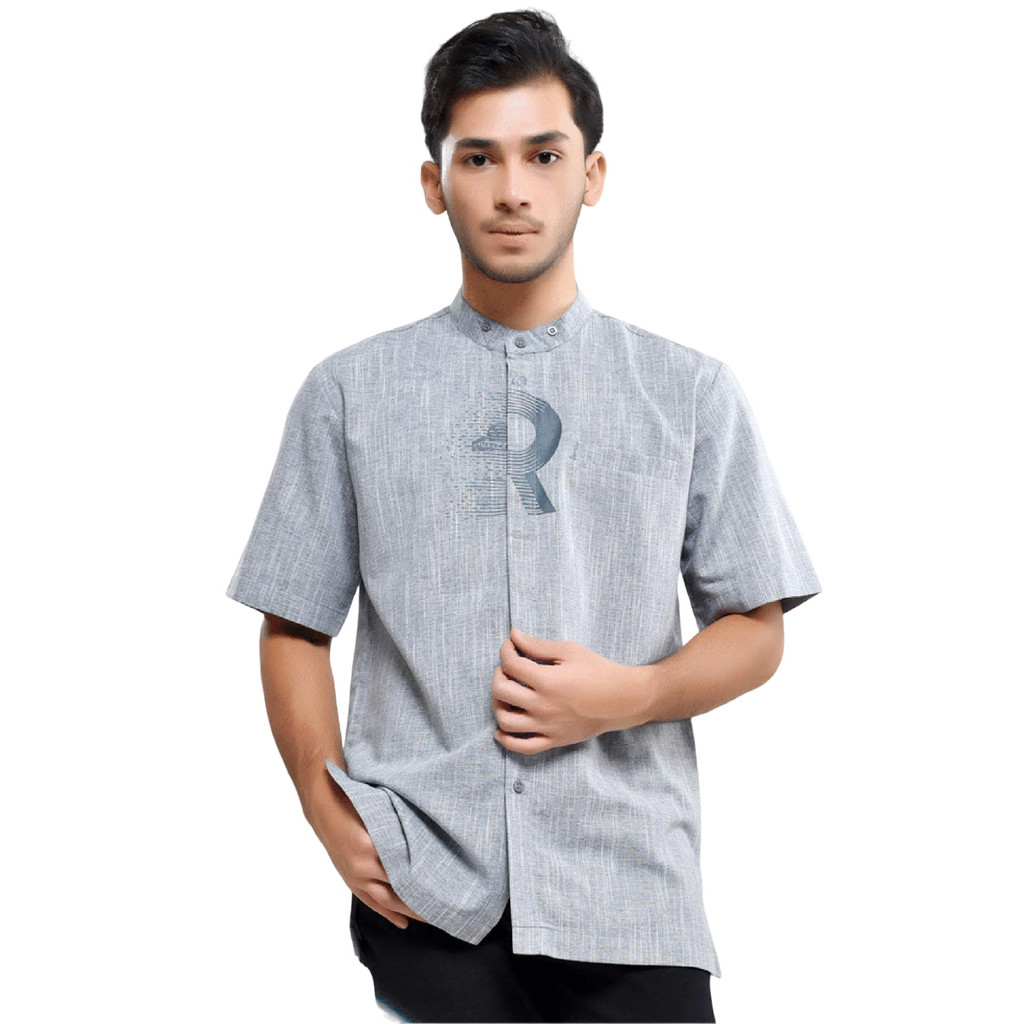 Jual Baju Kemko Kameja Koko Rabbani Kazem Pria Rabani Lengan Pendek ...