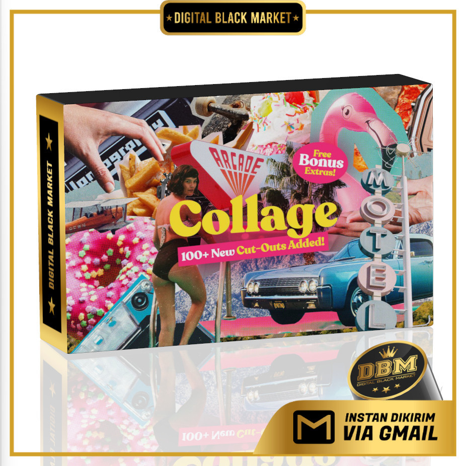 Jual ID445215 - Retro Collage Cut-Out Bundle | Shopee Indonesia