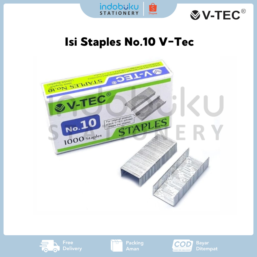 Jual Isi Staples No.10 V-Tec | Shopee Indonesia