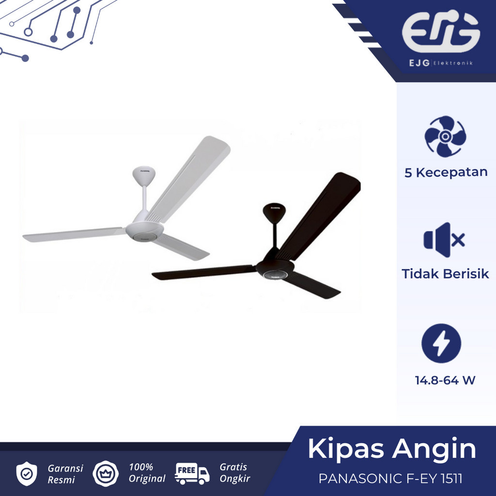 Jual Kipas Angn Gantung - Ceiling Fan Panasonic F-EY 1511 | Shopee ...