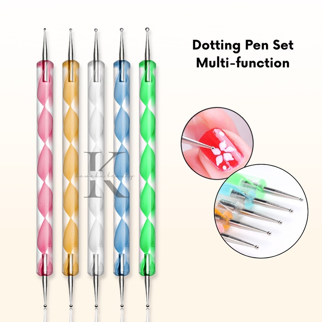 Jual Dotting Pen-5 Size Set Dual-Spiral NP-47 | Shopee Indonesia
