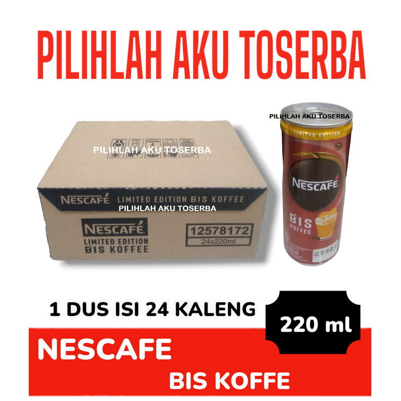 Jual Kopi Nescafe Kaleng BIS KOFFEE 220 ml - ( HARGA 1 DUS ISI 24 ...