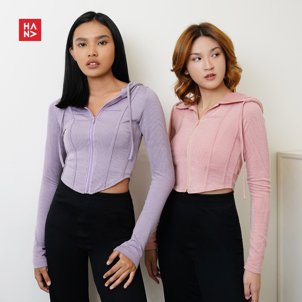 Jual Hana Fashion - Maureen Knit Jacket Wanita - JP024 | Shopee Indonesia