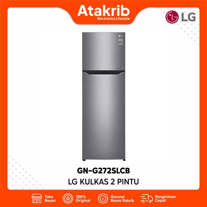 Jual LG KULKAS 2 PINTU GN-G272SLCB Smart Inverter Compressor 254L | Shopee Indonesia