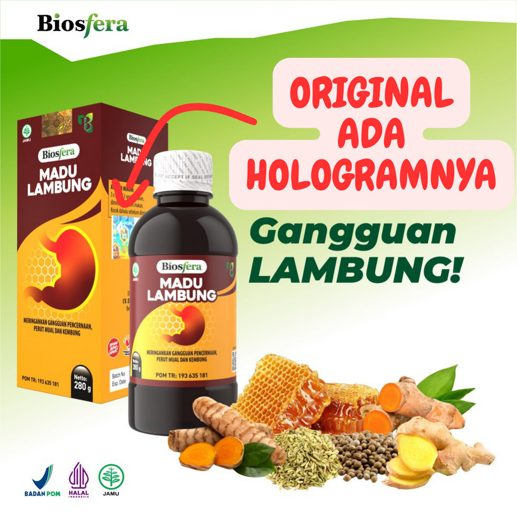 Jual Madu Biomaag Biosfera Madu Lambung Biomag Maag Kronis, Asam ...