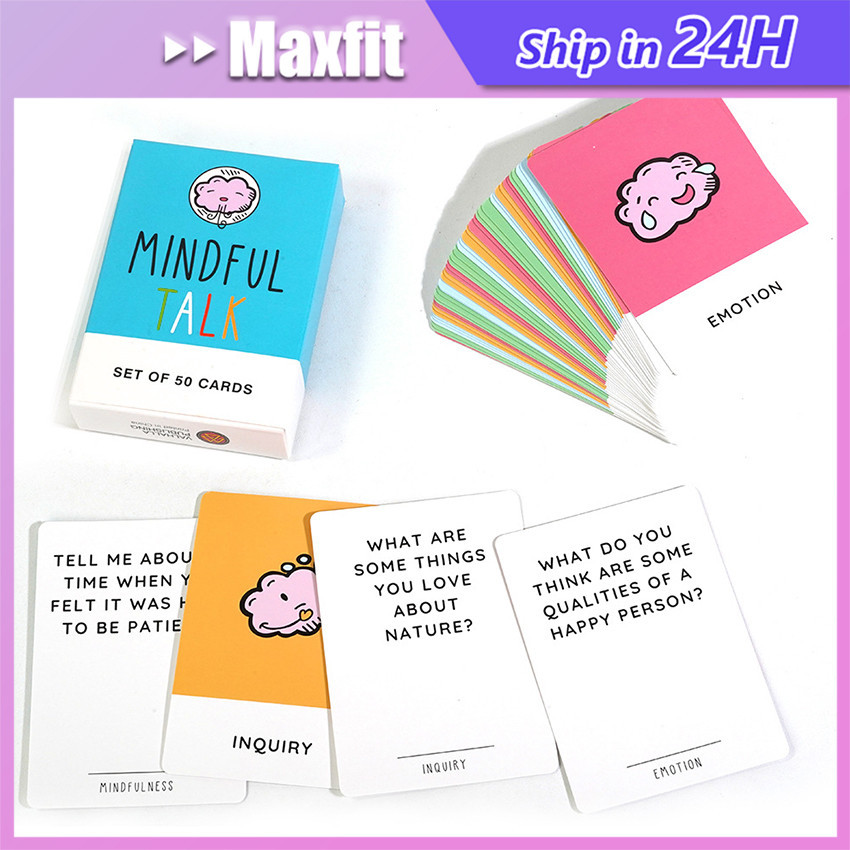 Jual Mindful Talk Card Game Question Game Kartu Permainan Obrolan Kita ...