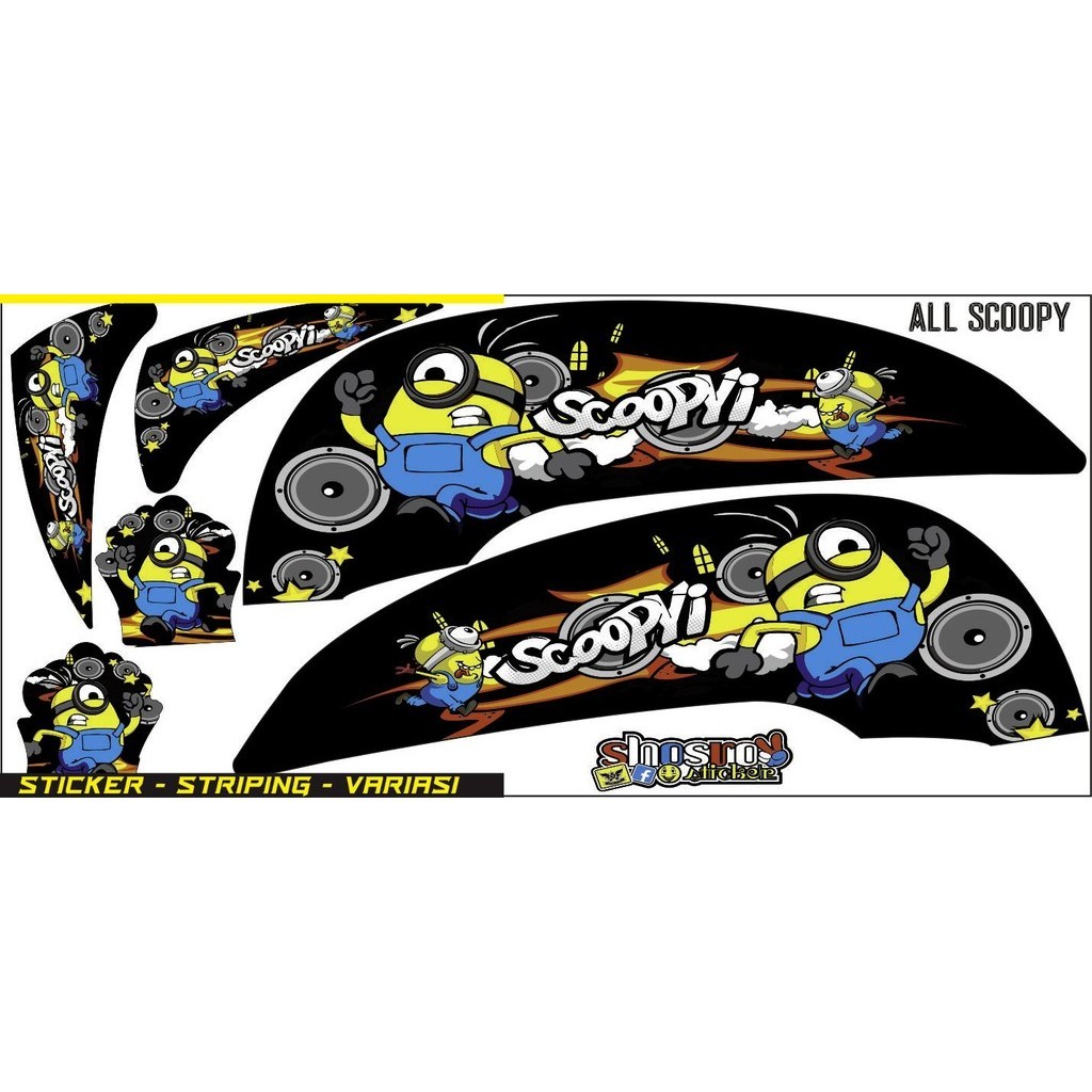 Jual VARIASI STRIPING SCOOPY VARIASI LIS SCOOPY DONAT SCOOOPY 2016-2019 ...