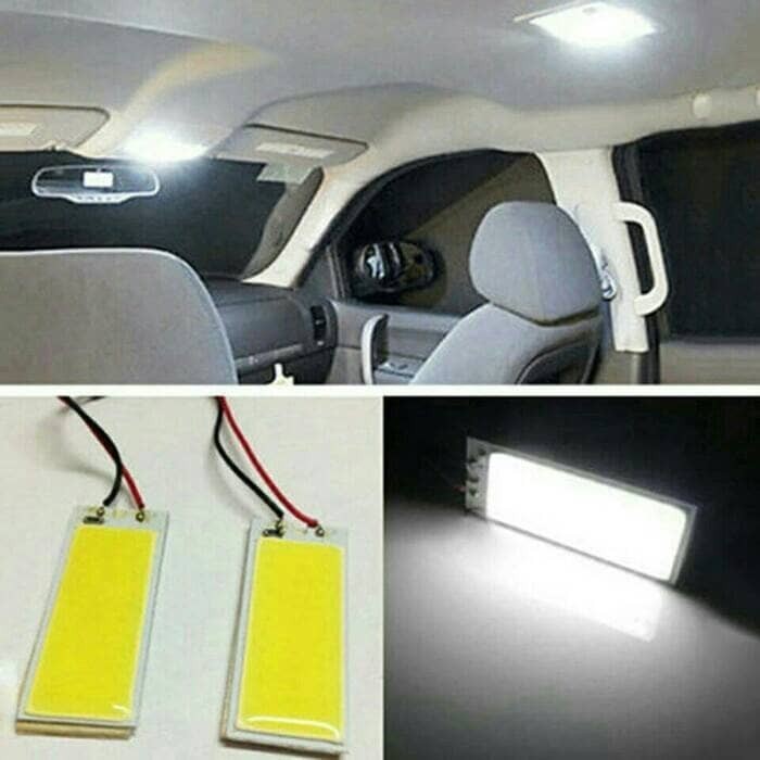 Jual Lampu Plafon Mobil Kabin COB 12V 36 LED Putih Cabin Plasma ...