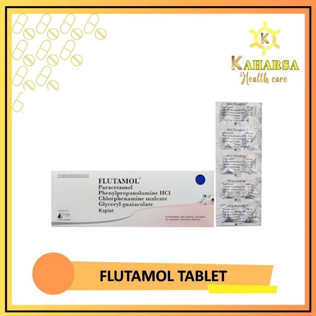 Jual FLUTAMOL STRIP Obat Demam Batuk Pilek Flu 10 Tablet | Shopee Indonesia