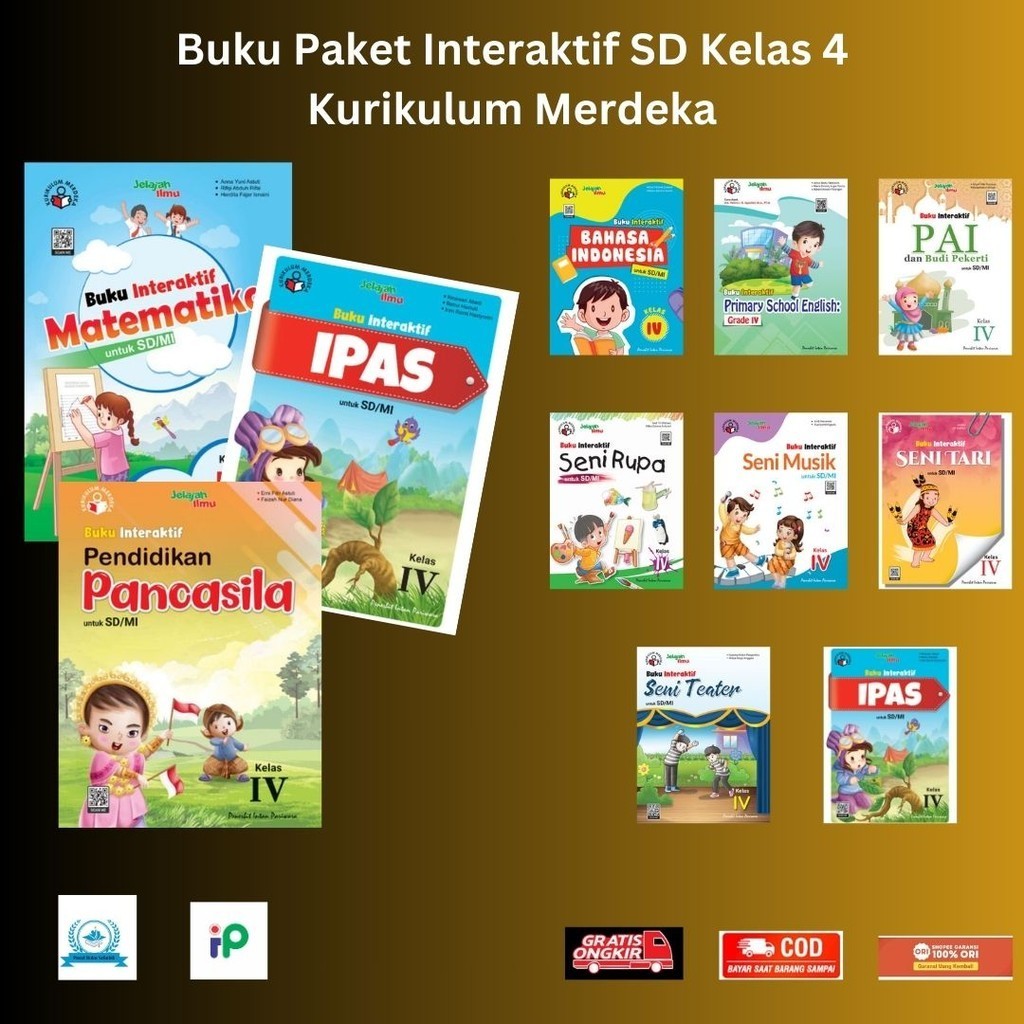 Jual Buku Interaktif SD Kelas 4 Semester 1&2 Kurikulum Merdeka Intan pariwara Tahun 2024 Terbaru ...