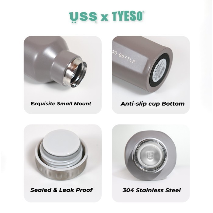 Jual USS x Tyeso Tumbler Botol Minum Aesthetic 750ml Korean Beer Bottle - 500ml, Biru | Shopee ...