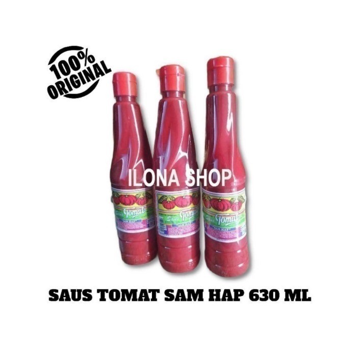 Jual SAOS TOMAT MERAH CAP 3 (TIGA) TOMAT SAUS MASAK SAM HAP SAMHAP ...