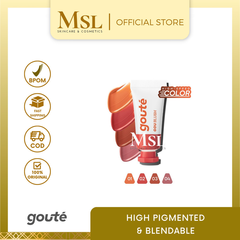 Jual MSL - GOUTE Goublush - All in One Cream Blush for Blush On, Eye ...