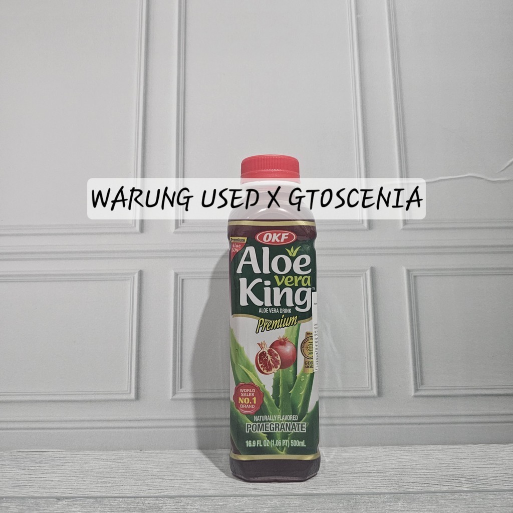 Jual OKF Aloe Vera King Drink 500ml Pomegranate minuman lidah buaya ...