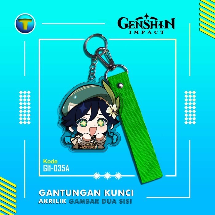 Jual Venti archon barbatos Keychain Gantungan kunci Genshin Impact mihoyo hoyoverse ganci ...