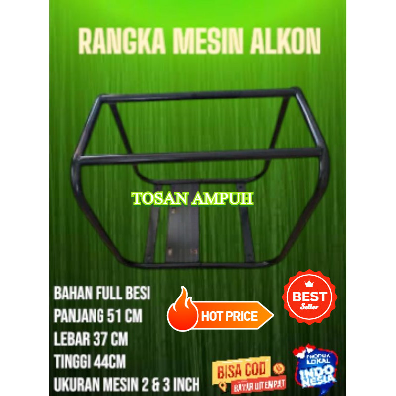 Jual Rangka Alkon Sasis Mesin Alkon Rangka Pompa Air Cocok untuk ukuran ...