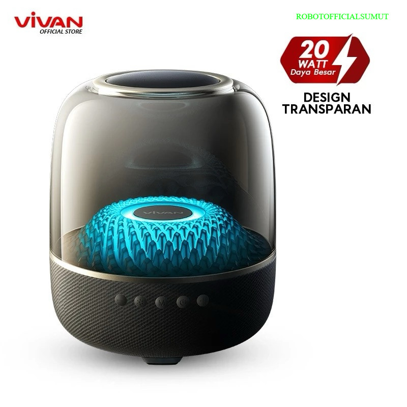 Jual VIVAN VS90 Super Bass Bluetooth 5.3 Speaker 20W Subwoofer Fully ...