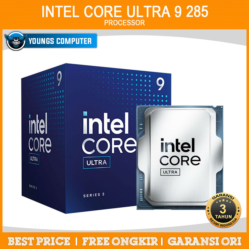 Jual INTEL CORE ULTRA 9 285 BOX | 24 Cores 24 Threads Up to 5.6GHz ...