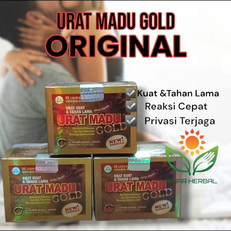 Jual New Urat Madu Gold | UM GOLD Original 100% 1 BOX isi 10 Sachet ...