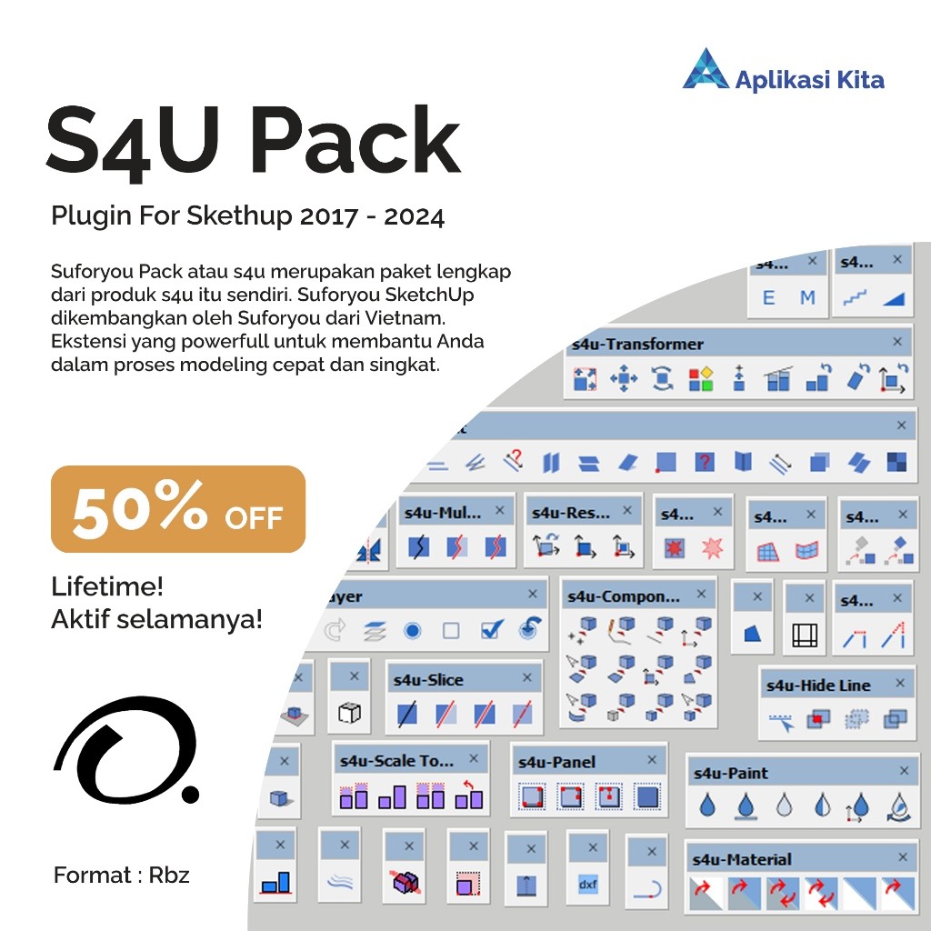 Jual S4U Pack (SuforYou) for SketchUp - For Windows | Shopee Indonesia