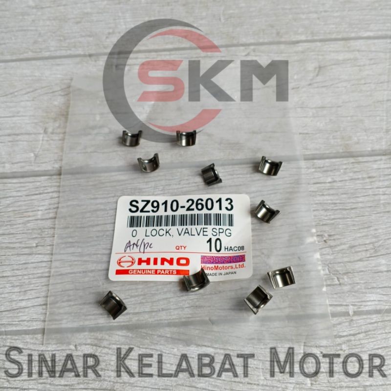 Jual LOCK VALVE SPRING KUKU KLEP HINO 500 ORIGINAL 10PC | Shopee Indonesia