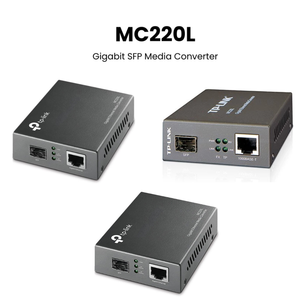 Jual TP-LINK Amada MC220L Gigabit Ethernet Media Converter TP LINK | Shopee Indonesia