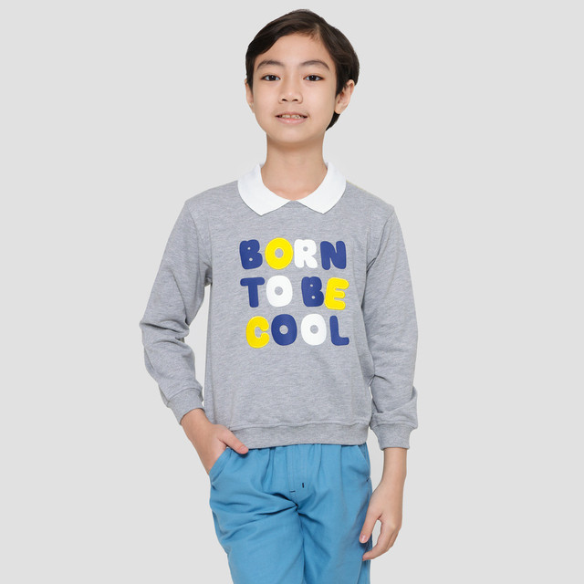 Jual Little M Born To Be Cool Kerah Polo Sweater Anak Laki-laki ...