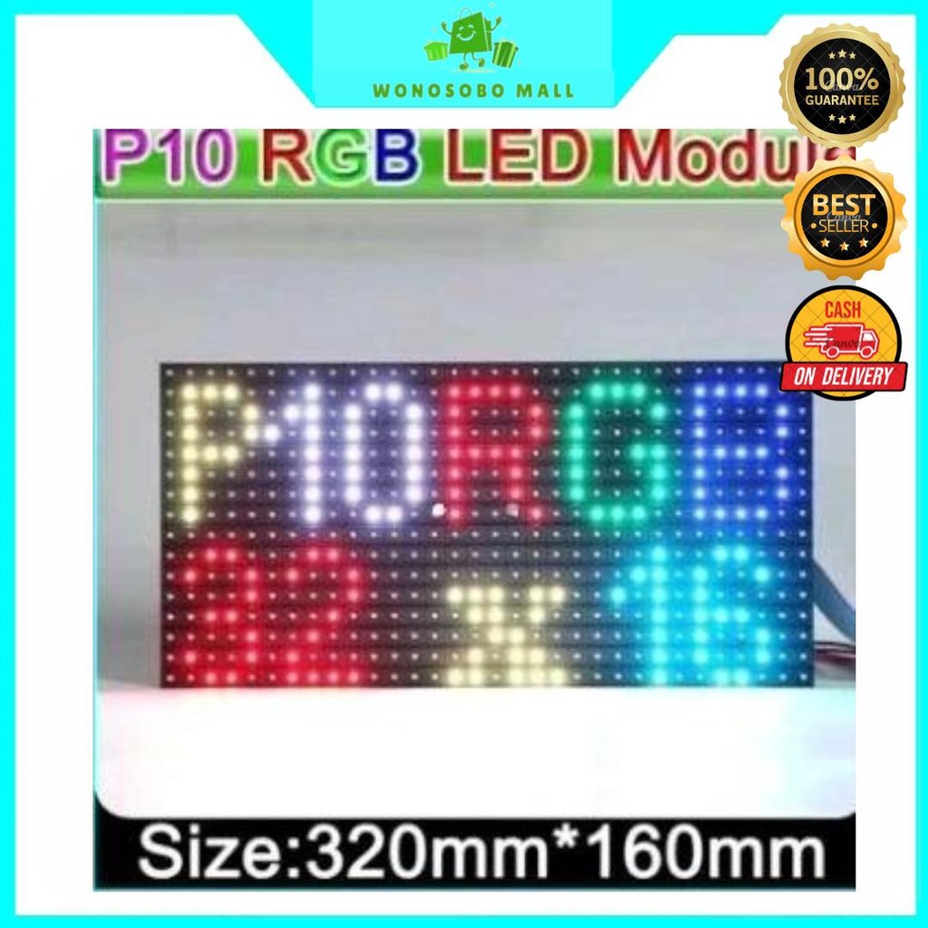 Jual Panel Modul LED P10 SMD RGB Fulloutdoor Scan 1/8 FULL COLOR SMD 1 ...